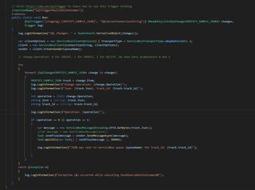 Azure SQL Trigger for Functions